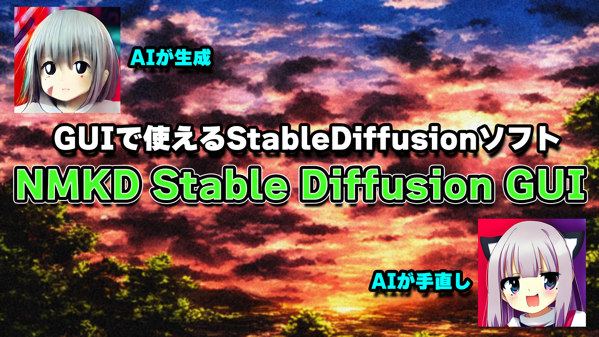 NMKD Stable Diffusion GUI | GO研究所